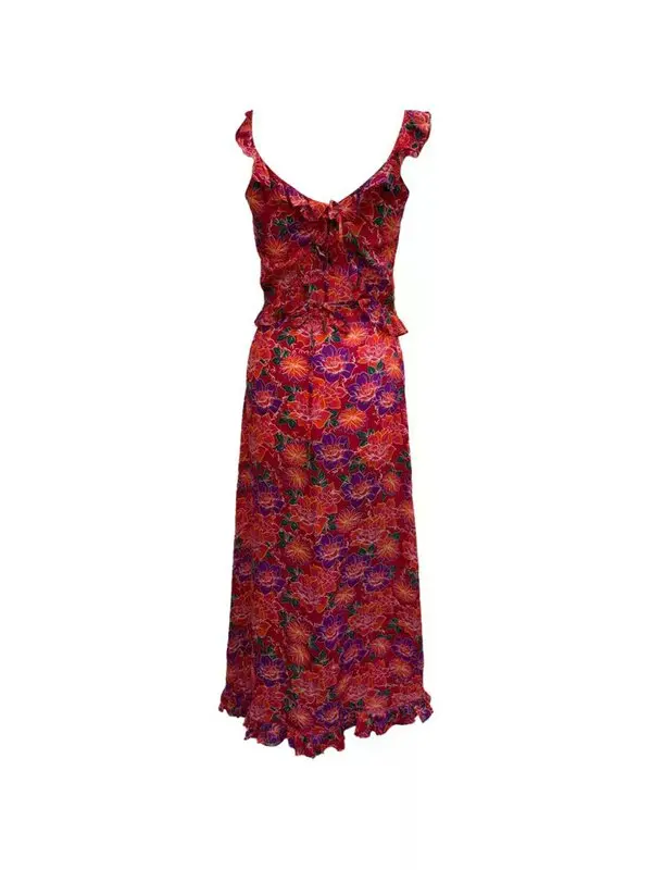 Paloma Blue Floral Rhapsody" Skirt Set