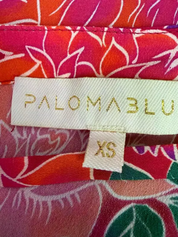 Paloma Blue Floral Rhapsody" Skirt Set