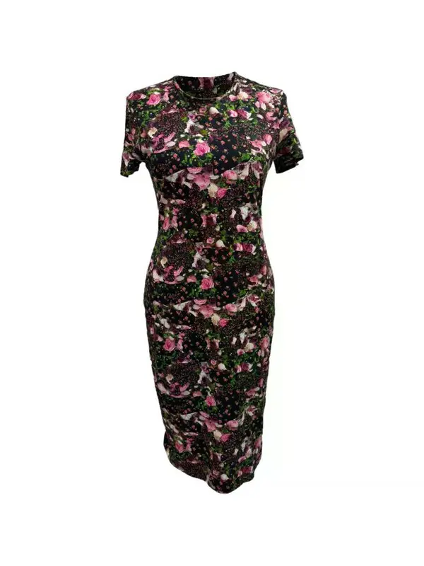 Givenchy Floral Print Midi Dress