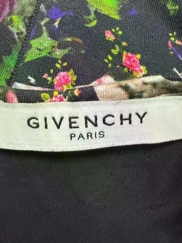 Givenchy Floral Print Midi Dress