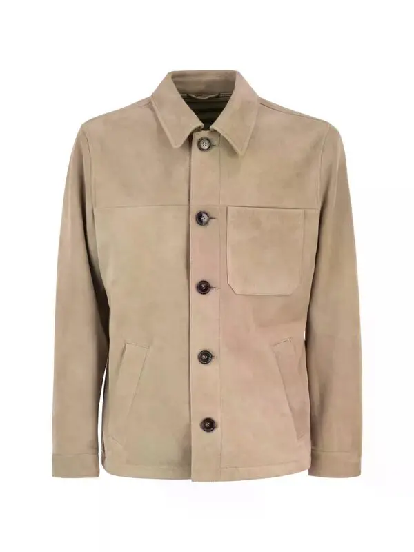 PT TORINO Suede Shirt Jacket