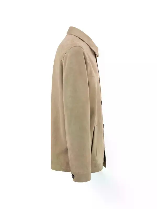 PT TORINO Suede Shirt Jacket