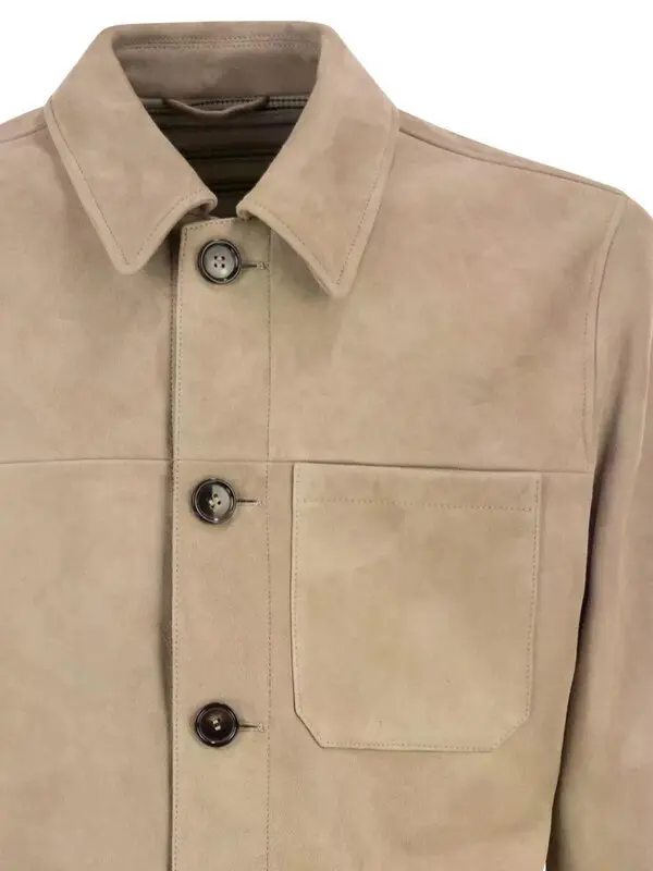 PT TORINO Suede Shirt Jacket