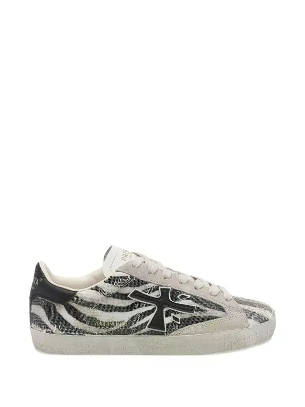 Premiata Steven Zebra Print Sneakers