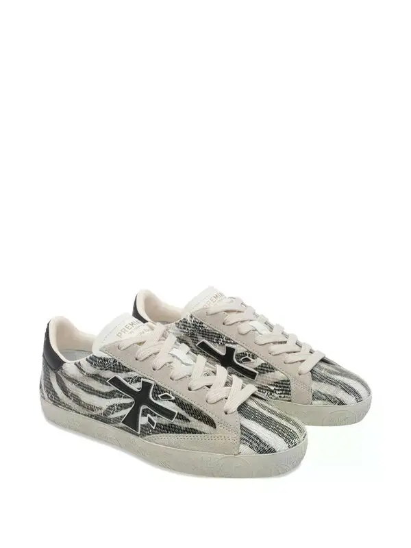 Premiata Steven Zebra Print Sneakers