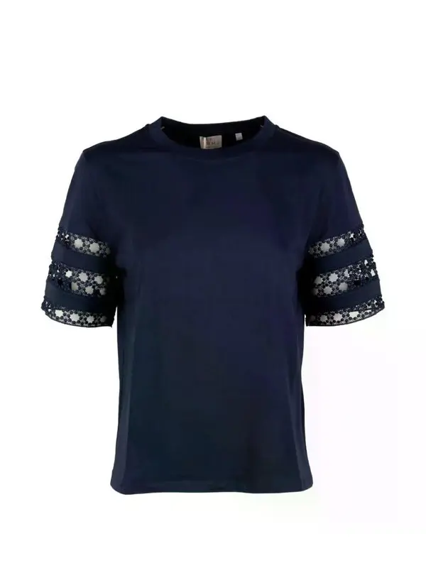 Marella Guipure Lace Insert T-shirt