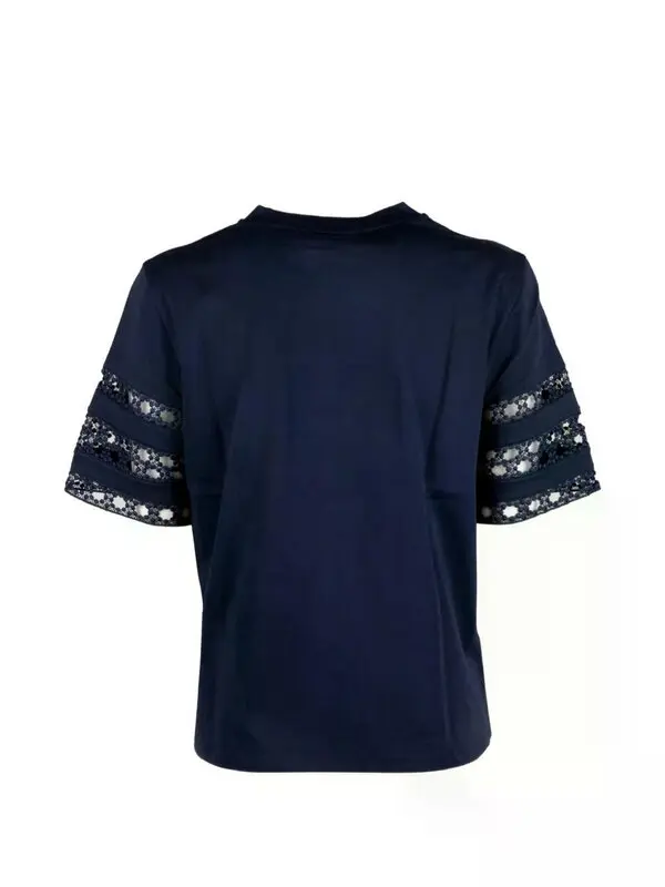 Marella Guipure Lace Insert T-shirt
