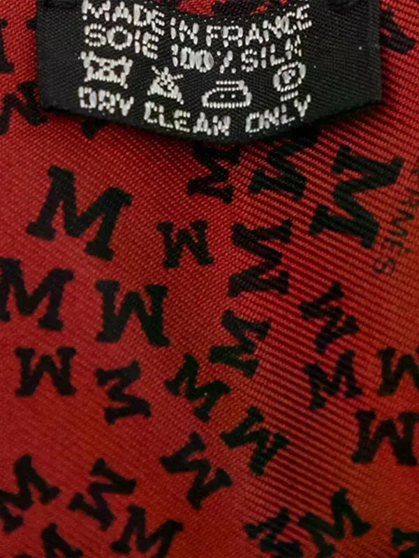 Hermès 2000-2026 Scattered Letters Twilly Silk Scarf Scarves - Red
