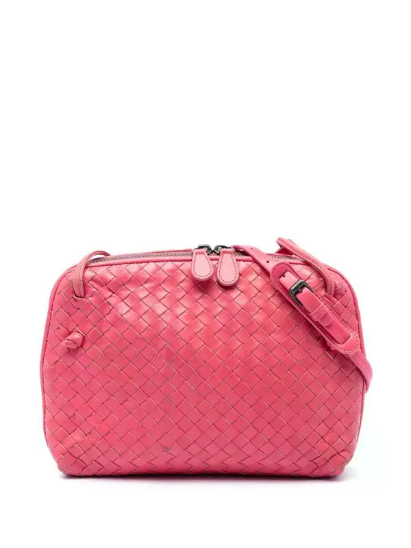 Bottega Veneta Nappa Intrecciato Nodini Crossbody Bag