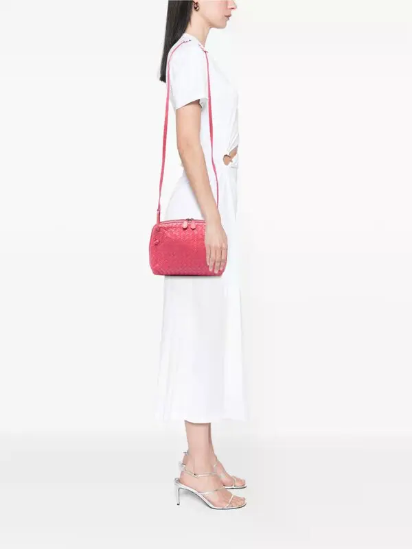 Bottega Veneta Nappa Intrecciato Nodini Crossbody Bag