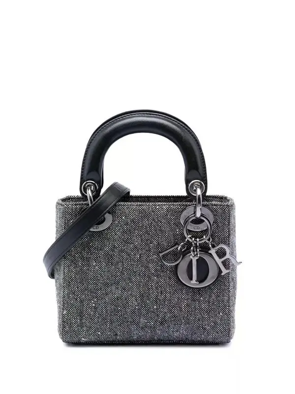 Dior 1998 Mini Tweed Lady Satchel