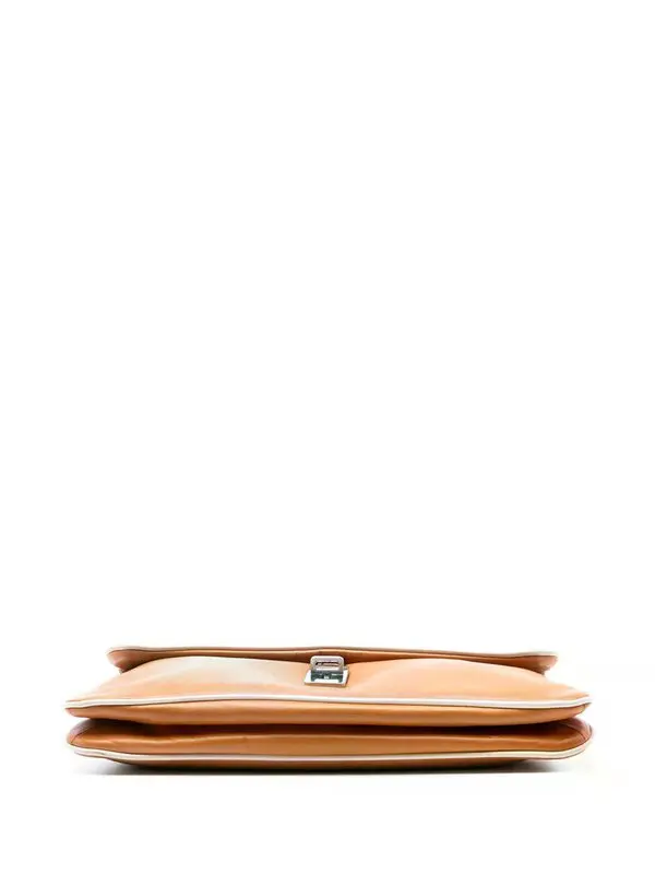 Prada Leather Shoulder Bag - Brown