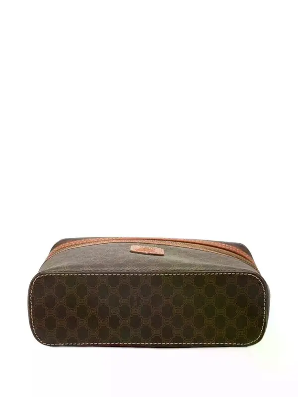 Celine Macadam Coated Canvas Vanity Bag Satchel