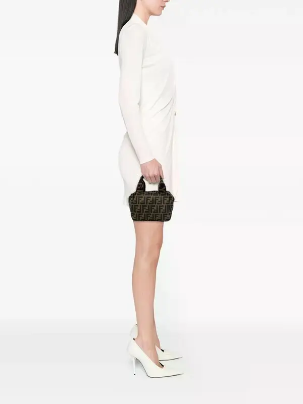 Fendi Mini Zucca Canvas Handbag