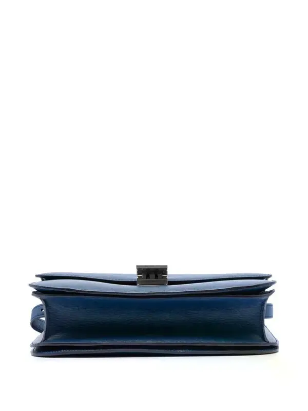 Celine Medium Calfskin Classic Box Crossbody Bag - Blue