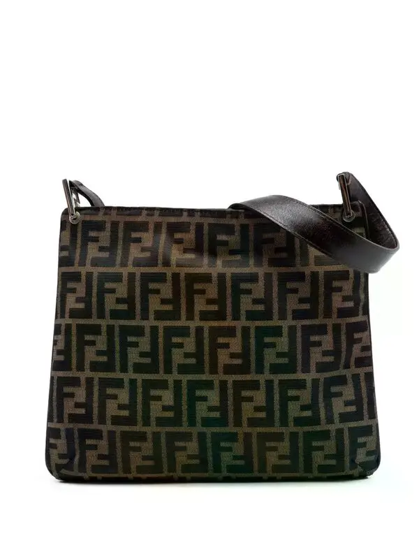 Fendi Zucca Canvas Shoulder Bag