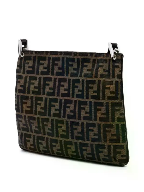 Fendi Zucca Canvas Shoulder Bag