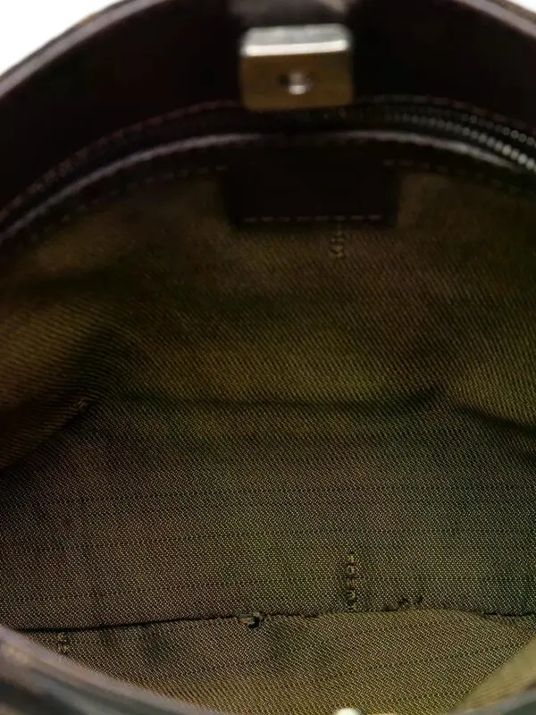 Fendi Zucca Canvas Shoulder Bag