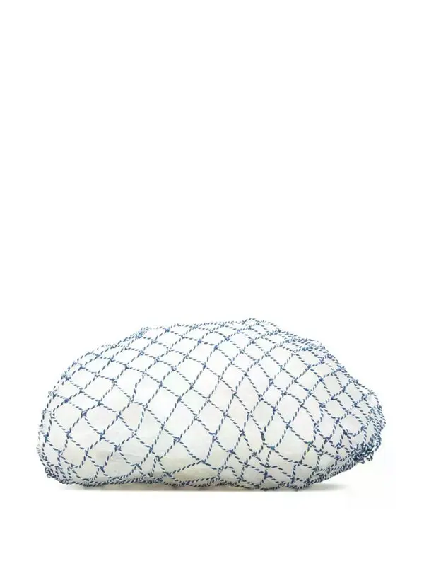 Celine Woven Mesh Cabas Net Tote Bag