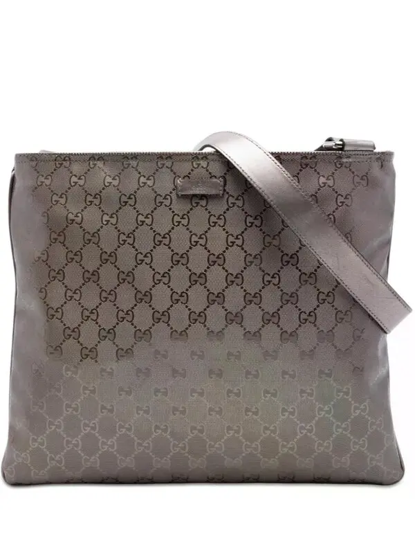 Gucci Gg Imprimé Crossbody Bag - Gold