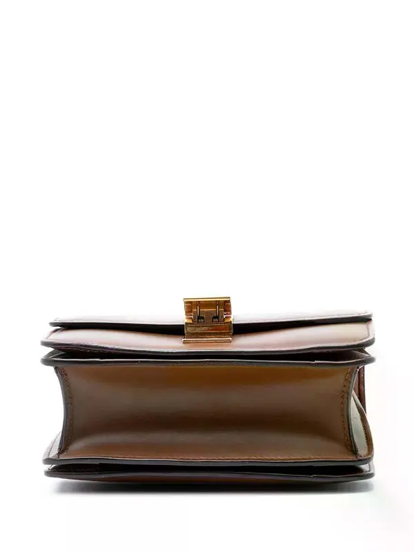 Celine Small Calfskin Classic Box Crossbody Bag - Brown
