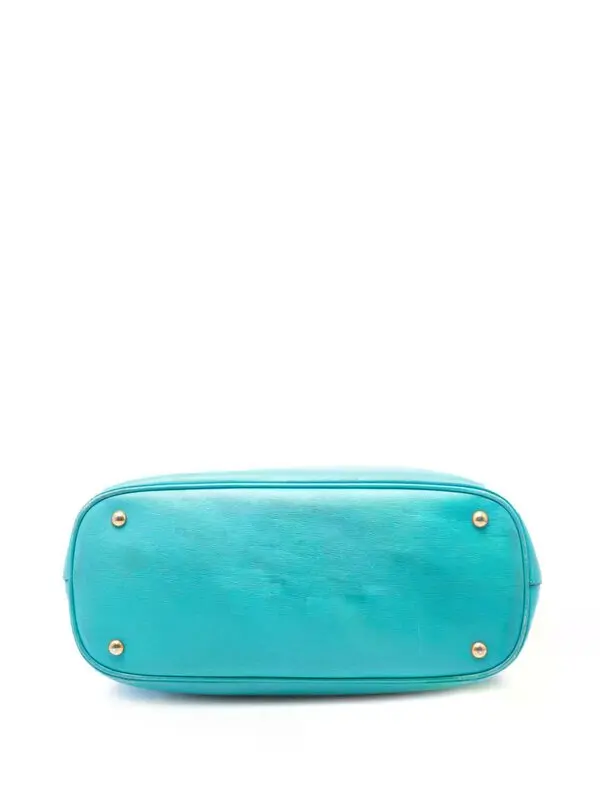 Gucci Leather Bright Bit Satchel - Blue