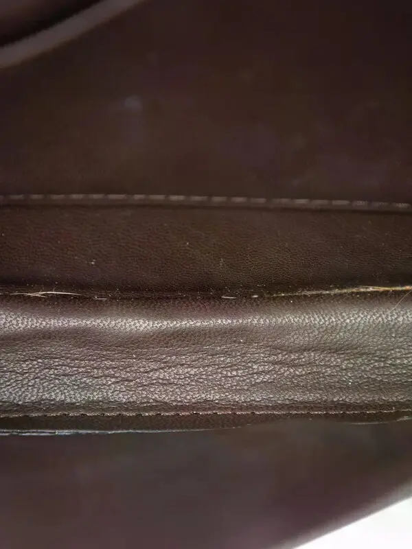 Celine Mini Embossed Calfskin Symmetrical Crossbody Bag - Brown