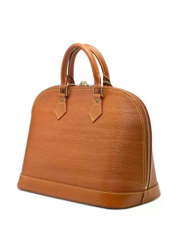 LOUIS VUITTON Epi Alma Pm Handbag - Brown