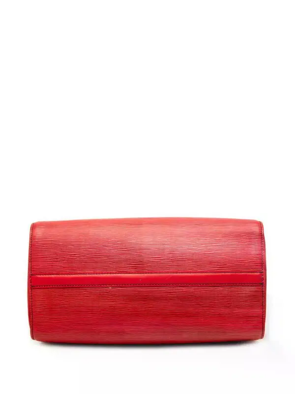LOUIS VUITTON Epi Speedy 35 Boston Bag - Red