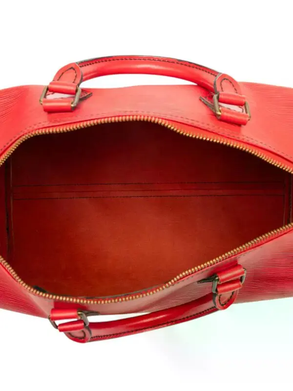 LOUIS VUITTON Epi Speedy 35 Boston Bag - Red