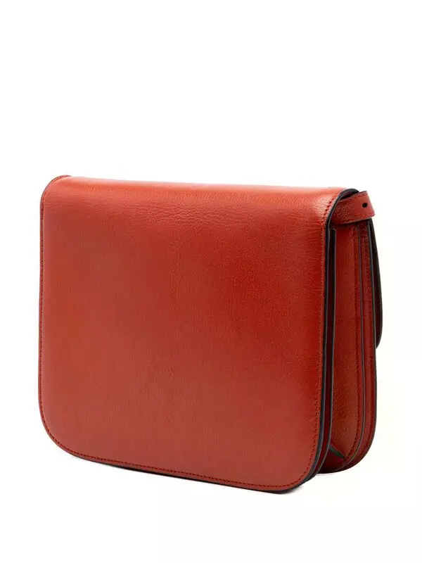Celine Medium Calfskin Classic Box Crossbody Bag - Red