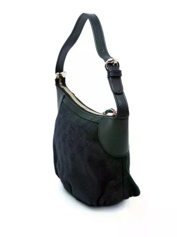 Gucci Gg Canvas Web Handbag - Blue
