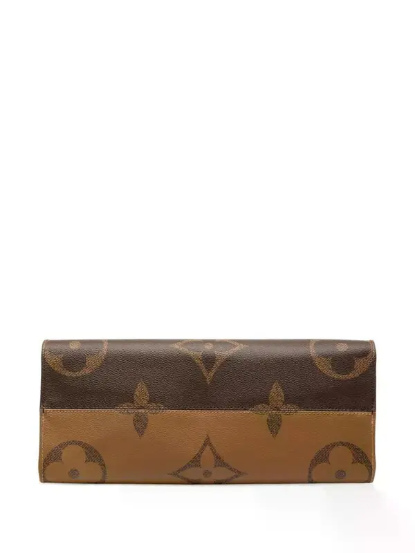 LOUIS VUITTON Giant Monogram Reverse Onthego Mm Satchel - Brown
