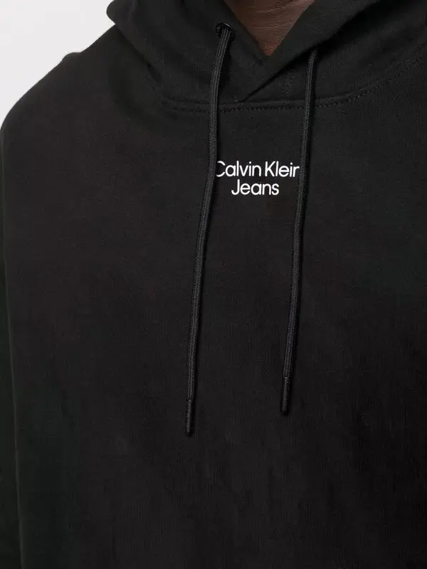 Calvin Klein Logo-print Drawstring Hoodie