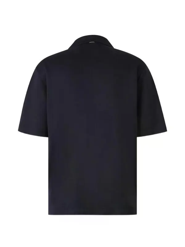 Herno Short-sleeve Chest-pocket Shirt