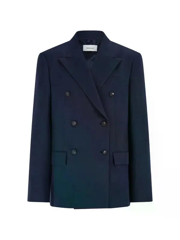FERRAGAMO Double Breasted Blazer