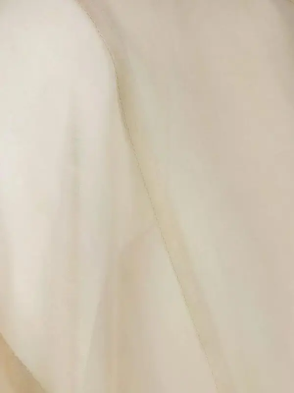 Alberta Ferretti Sheer Silk Blouse