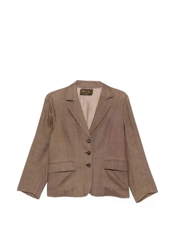 Loro Piana Notched Lapel Single-breasted Jacket