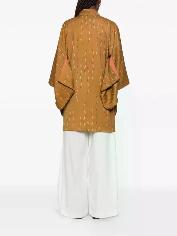 A.N.G.E.L.O. VINTAGE CULT 1990s Ikat-print Kimono Coat