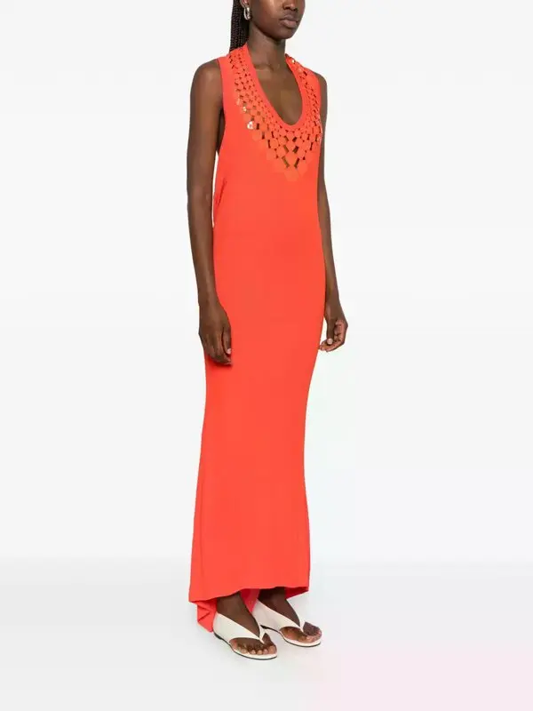 JEAN PAUL GAULTIER 2000s Sequin Embellished Maxi Dress