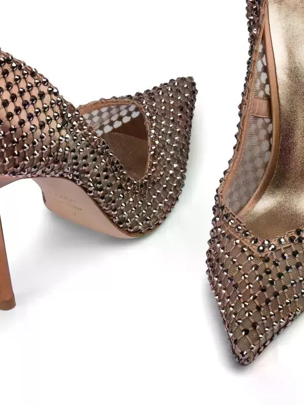 LE SILLA Gilda Crystal-embellished Heeled Pumps