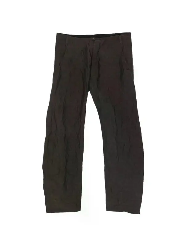 MA+ Crinkled-effect Trousers