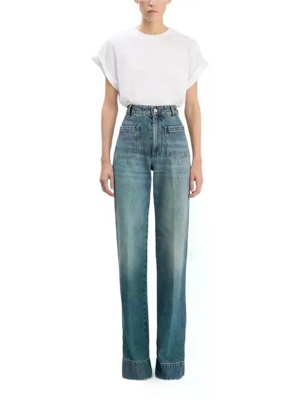 Victoria Beckham Alina Patch-pocket Jeans