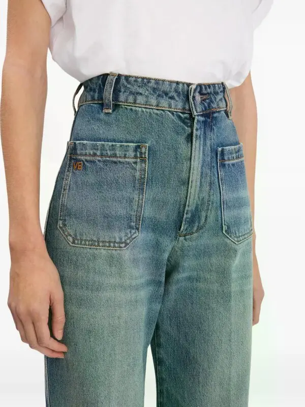 Victoria Beckham Alina Patch-pocket Jeans