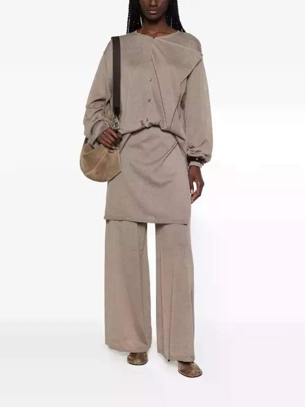 VIKTORIA CHAN Cilla Asymmetric-panel Cardigan