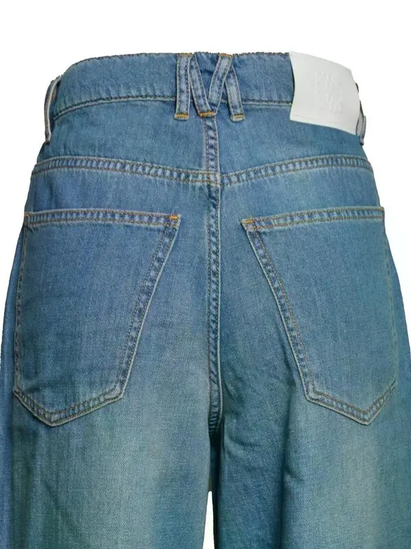 Momoni Wide-leg Jeans - Blue