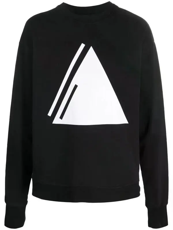 THOM KROM Graphic Print Crewneck Sweatshirt
