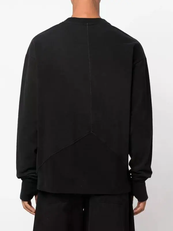 THOM KROM Graphic Print Crewneck Sweatshirt