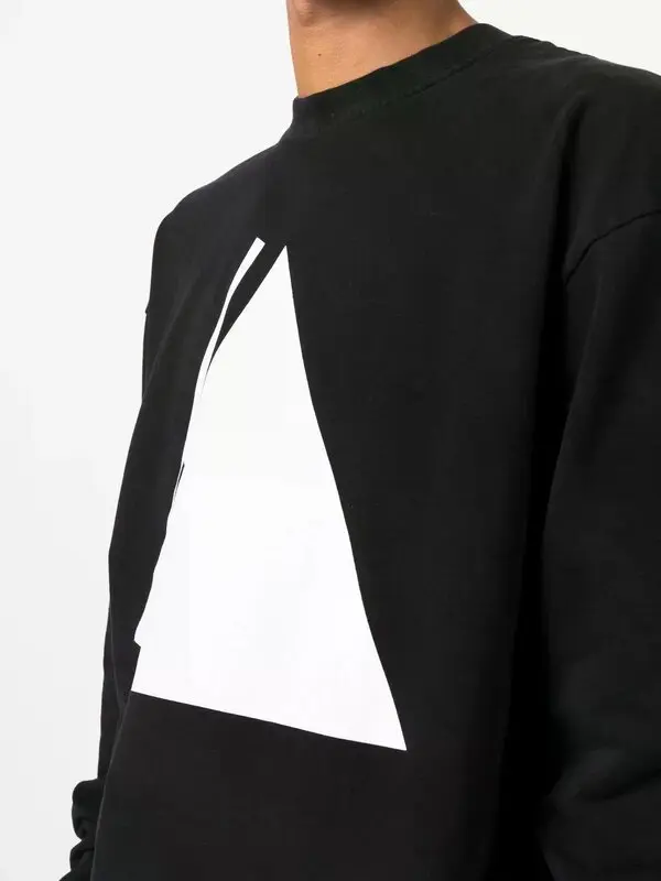THOM KROM Graphic Print Crewneck Sweatshirt