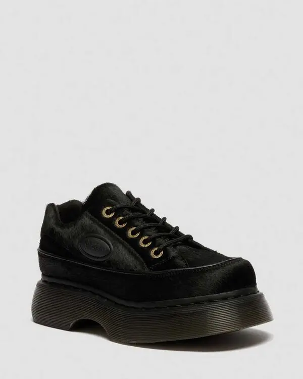 Dr. Martens Buzz 5-eye Hair On Leather Shoes